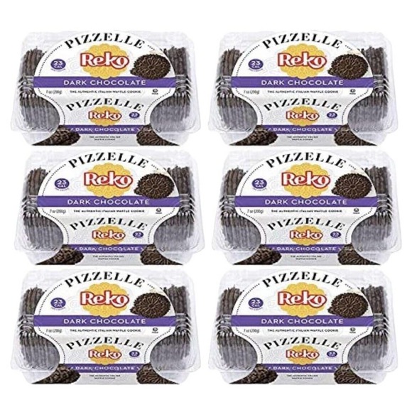 Reko | Other | 6 Packs Reko Dark Chocolate Pizzelle Italian Waffle ...